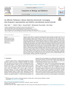 An efficient Parkinson's disease detection framework: Leveraging time ...